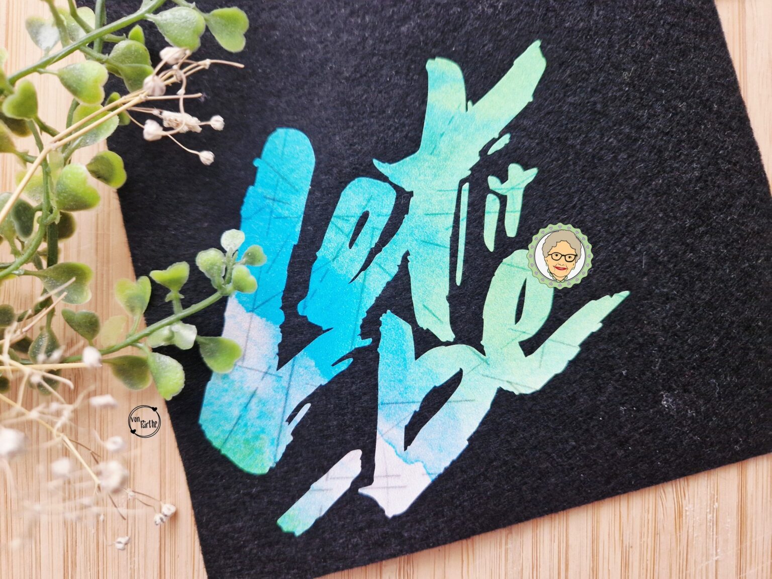 Plotterdatei Let it be – Oma Plott