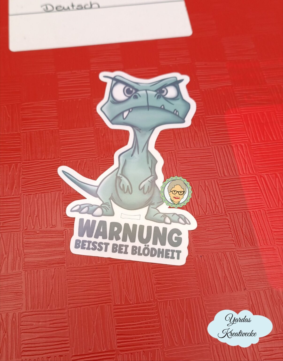 Plotterdatei & Digistamp Dino Grumpysaurus – Oma Plott